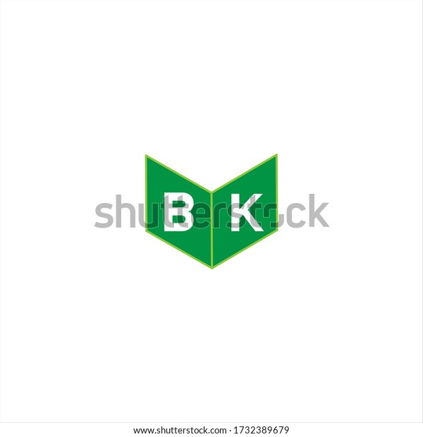 B K Letter Logo Emblem Design Stock Vector (Royalty Free) 1732389679