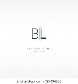 Alphabet Letters Initials Monogram Logo Hl Stock Vector (Royalty Free ...