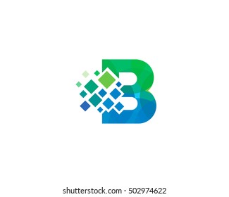 1,826 Letter B Pixel Logo Images, Stock Photos & Vectors | Shutterstock