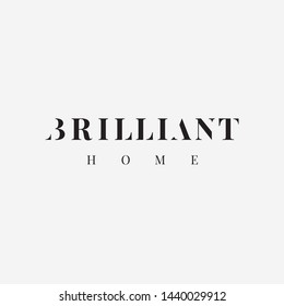 B Letter Properties Vector Logo Real 스톡 벡터(로열티 프리) 1440029912 ...