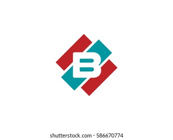 B Letter Symbol Design Vector Stock Vector (Royalty Free) 586670774 ...