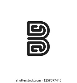 B Line Logo Stock Vector (Royalty Free) 1259397445 | Shutterstock
