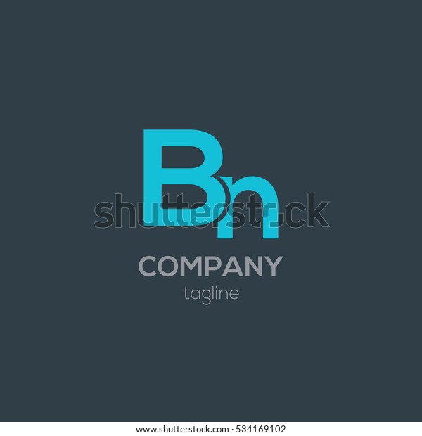 B N Letter Logo Design Vector Stock Vector (Royalty Free) 534169102 ...