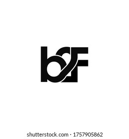 B2f Letter Original Monogram Logo Design Stock Vector (Royalty Free ...