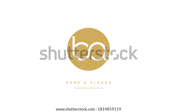 Baabb Abstract Letters Logo Monogram Stock Vector (Royalty Free ...