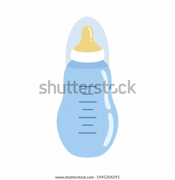 Baby Bottle Milk Formula Vector Illustration Stock Vector (Royalty Free ...
