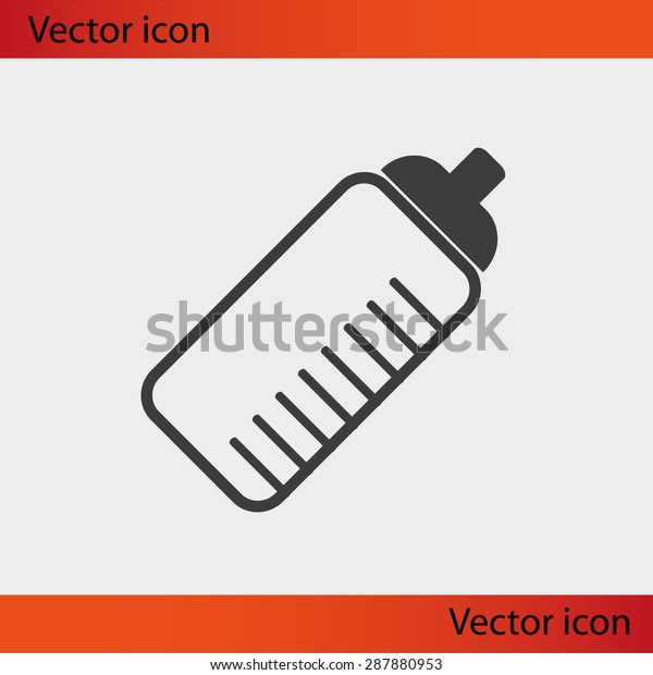 Baby Bottle Symbol Stock Vector (Royalty Free) 287880953 | Shutterstock
