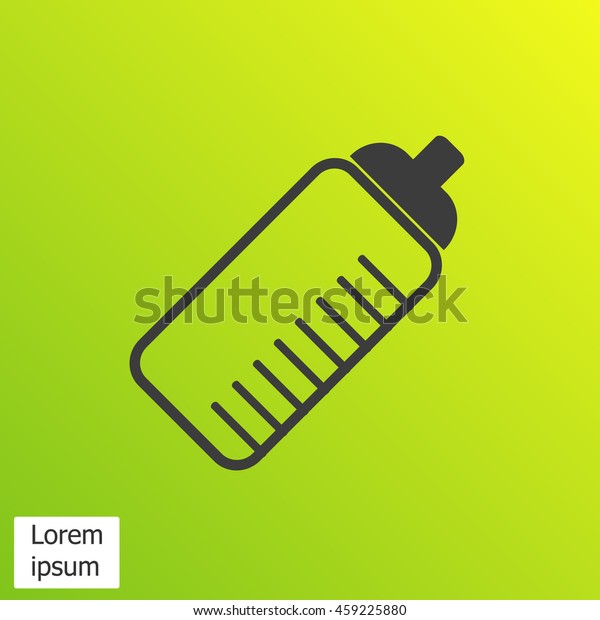Baby Bottle Symbol Stock Vector (Royalty Free) 459225880 | Shutterstock