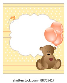 Baby Card Stock Vector (Royalty Free) 88705417 | Shutterstock