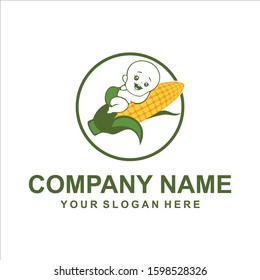 Baby Corn Logo Vector Design Stock Vector (Royalty Free) 1598528326 ...