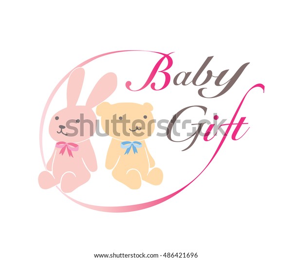 Baby Gift Icon Logo Stock Vector (Royalty Free) 486421696