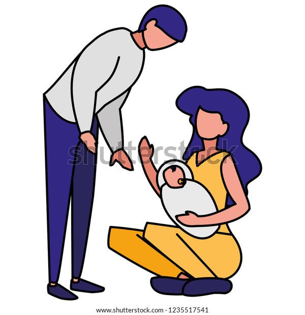 Baby Newborn Design Stock Vector (Royalty Free) 1235517541 | Shutterstock