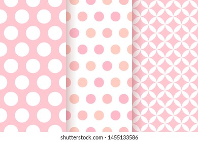 Kids Seamless Texture Pink Pastel Background 库存矢量图（免版税）1456634495 ...