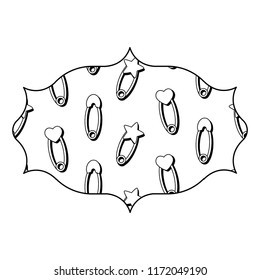 Baby Pins Pattern Stock Vector (Royalty Free) 1172049190 | Shutterstock