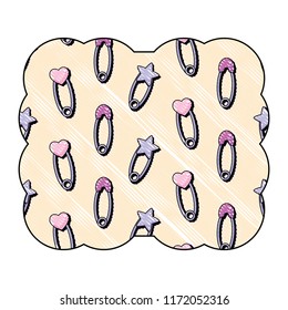 Baby Pins Pattern Stock Vector (Royalty Free) 1172052316 | Shutterstock