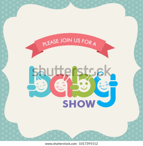 Baby Show Logo Stock Vector (Royalty Free) 1017395512
