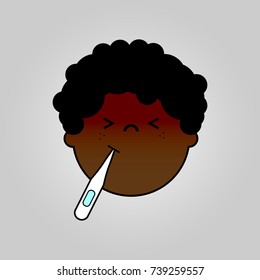 Baby Sick Icon Vector Design Stock Vector (Royalty Free) 739259557 ...