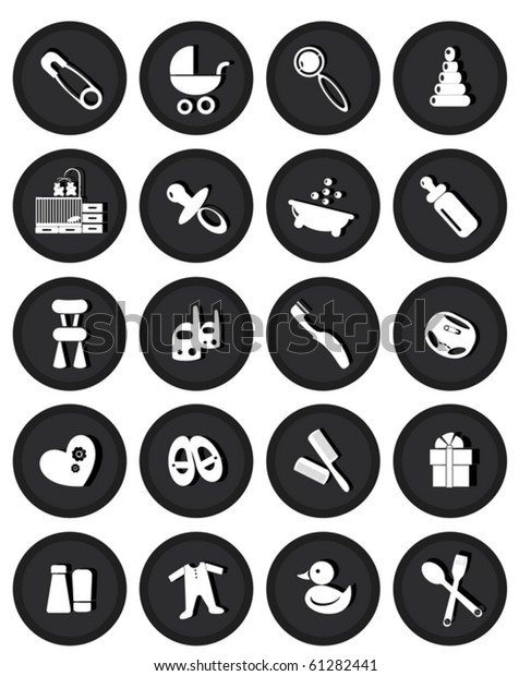Baby Signs Vector Stock Vector (Royalty Free) 61282441 | Shutterstock