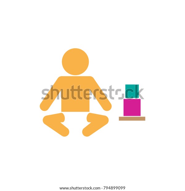 Baby Sit Icon Stock Vector (Royalty Free) 794899099 | Shutterstock