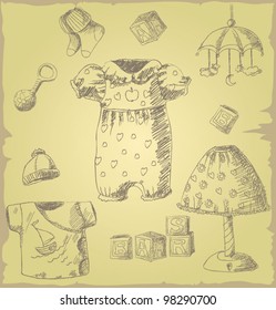 1,614 Baby stuff drawing Images, Stock Photos & Vectors | Shutterstock
