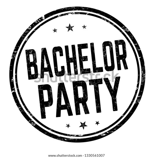 Bachelor Party Sign Stamp On White Stock Vector (Royalty Free ...