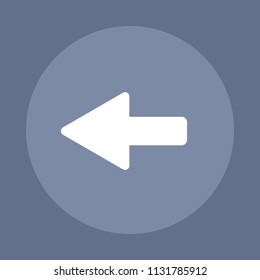 Back Action Glyph Icons Simple Vector Stock Vector (Royalty Free ...