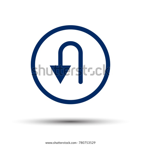 Back Down Arrow Icon Sign Stock Vector (Royalty Free) 780753529 ...
