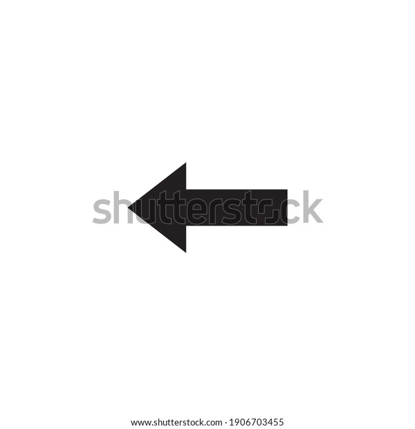 Back Icon Symbol Sign Vector Stock Vector (Royalty Free) 1906703455 ...