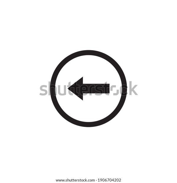 Back Icon Symbol Sign Vector Stock Vector (Royalty Free) 1906704202 ...