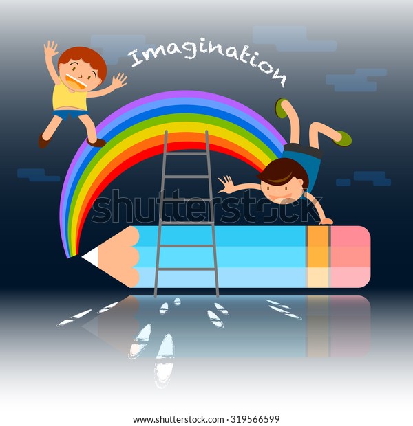 Back School Cartoon Kids Playing Over Stock Vector (Royalty Free ...
