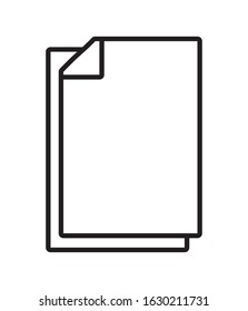 Back School Education Paper Document Sheet Stock Vector (Royalty Free ...