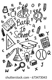 Mathematics Hand Drawn Vector Illustration Stock Vector (Royalty Free ...