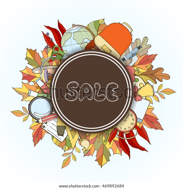 Back School Invitation Card Can Be Stock Vector (Royalty Free ...