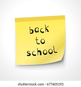 Take Break Note Message On Sticker Stock Vector (Royalty Free ...