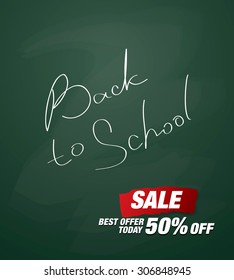 Back School Sale Stock Vector (Royalty Free) 306848945 | Shutterstock