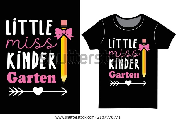 Back Typography School T Shirt Design Stock Vector (Royalty Free ...