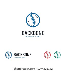 Backbone Logo Designs Symbol Iconic Backbone Stock Vector (Royalty Free ...