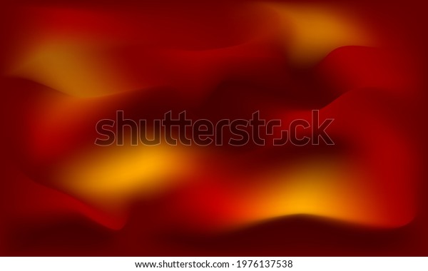 Backgroud Vector Illustration Yellow Red Fire Stock Vector (Royalty ...