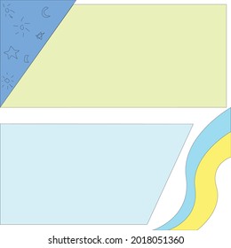 Background Adding Words Pictures Desigh Colorful Stock Vector (Royalty ...