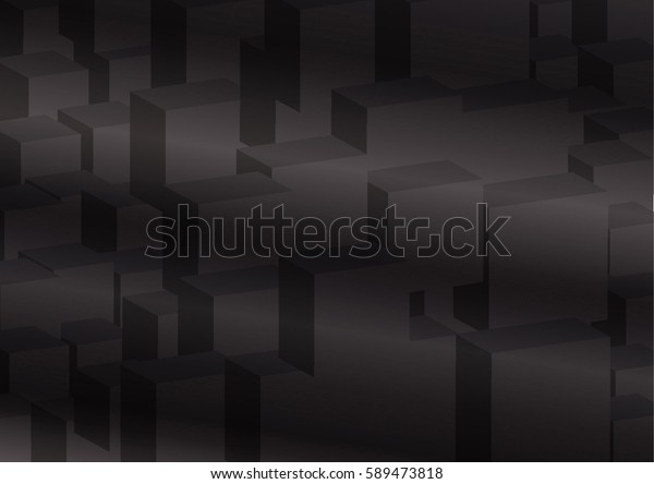Background Black Set Boxes Darkness Stock Vector (Royalty Free ...