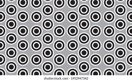 Background Black White Circle Texture Pattern Stock Vector (Royalty ...