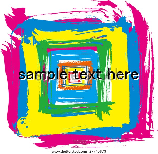 Background Colorful Handwriting Stock Vector (Royalty Free) 27745873 ...