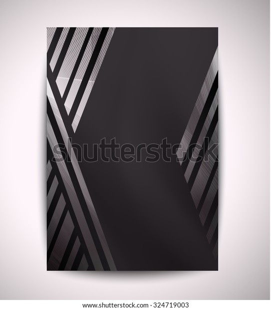 Background Deep Black Silver Colors Stock Vector (Royalty Free ...