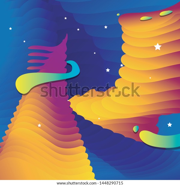 Background Design Full Color Unique Stock Vector (Royalty Free ...