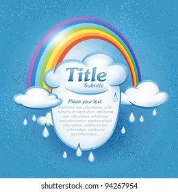 5,238 Rainbow clouds border Images, Stock Photos & Vectors | Shutterstock