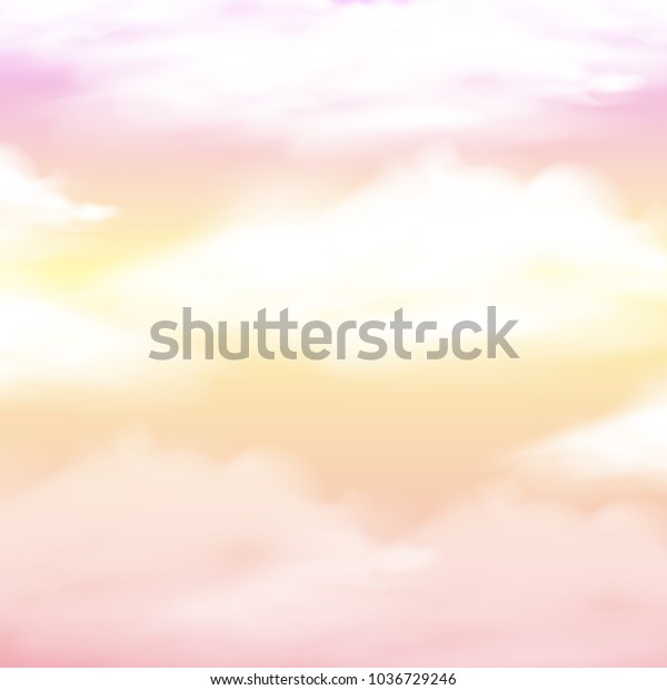 Background Design Pink Sky Illustration Stock Vector (Royalty Free ...