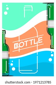 Background Designs Bottles Posters Art Vectors Stock Vector (Royalty ...
