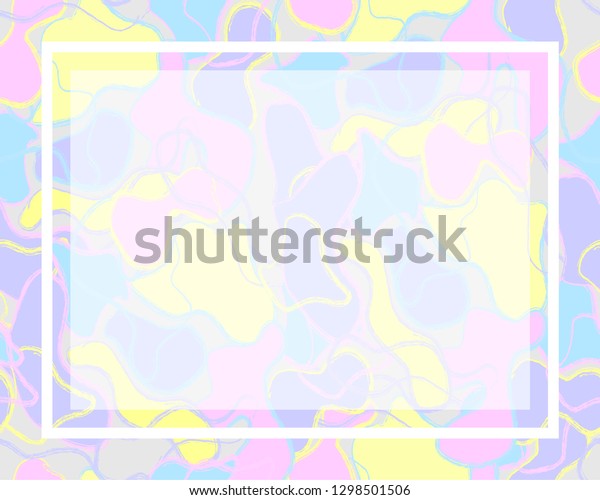 Background Frame Bright Spots Different Colors Stock Vector (Royalty ...