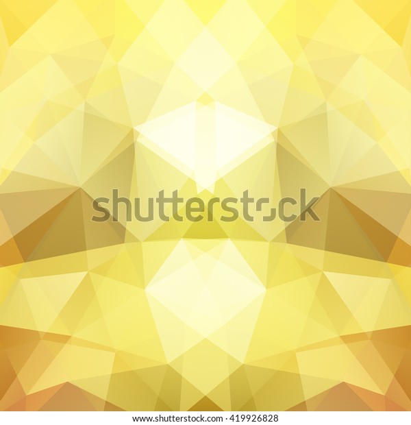 Background Geometric Shapes Yellow Mosaic Pattern Stock Vector (Royalty ...
