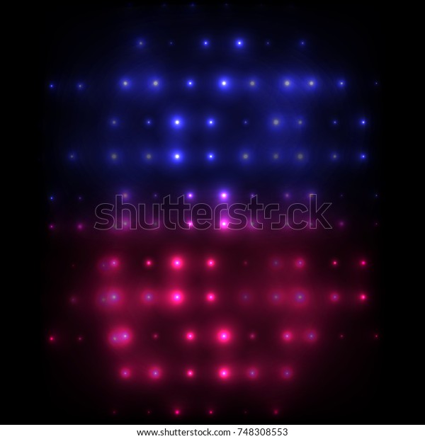 Background Glowing Dots Neon Light Vector Stock Vector (Royalty Free ...